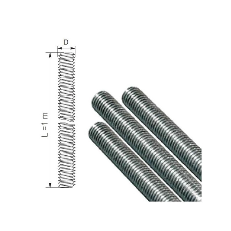 M10 x 1000 Draadeind (5)