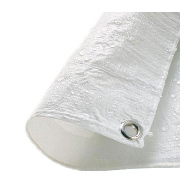 4 x 6 meter Bouw-afdekzeil Wit